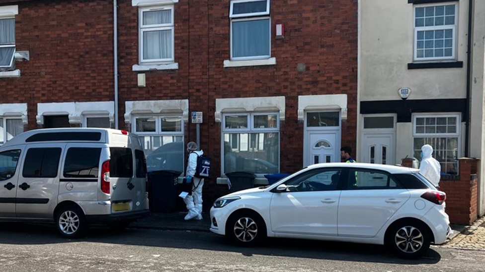 Children killed at Stoke-on-Trent house named by police - BBC News