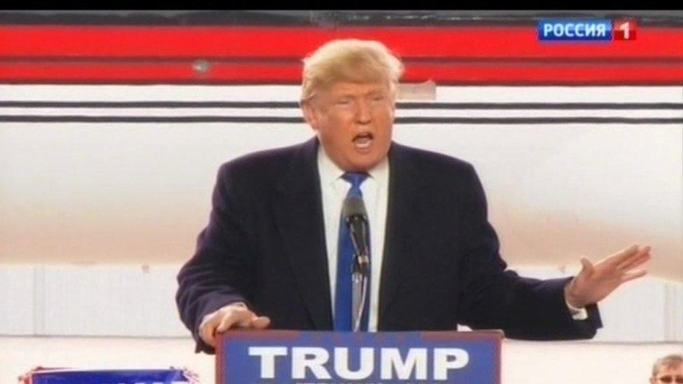 US election 2016: Russian state TV backs 'anti-establishment' Trump ...