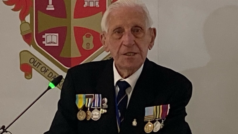 Long-serving Wolverhampton British Legion chairman retires at 93 - BBC News
