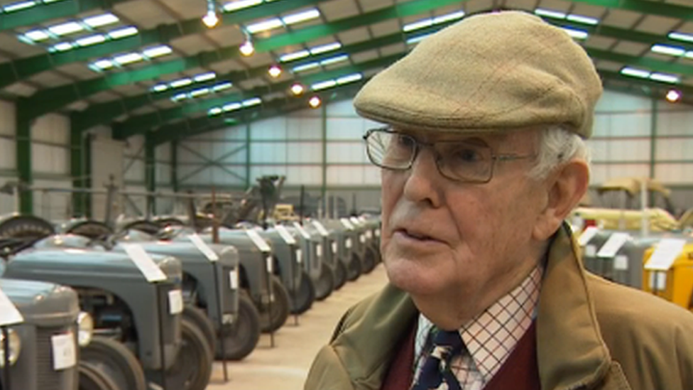 Hunday Ferguson tractor collection sells for £520k - BBC News