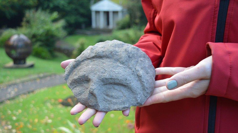 Hadrian's Wall stolen Roman head makes surprise return - BBC News