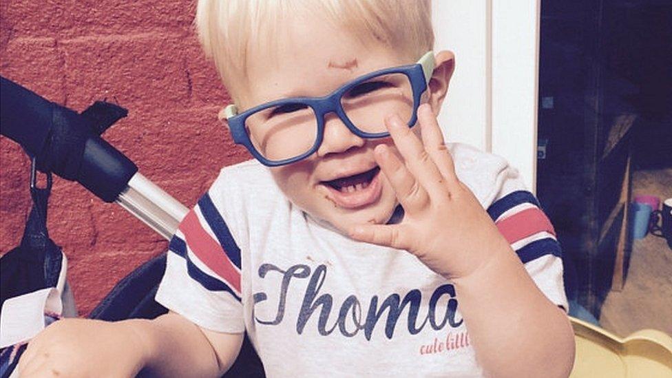 Thomas Ford: Fruit-choked boy's mum 'thought he was dead' - BBC News