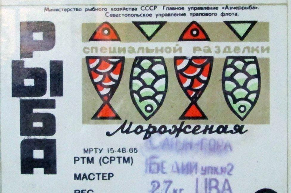 Caithness artist finds inspiration in Soviet-era labels - BBC News
