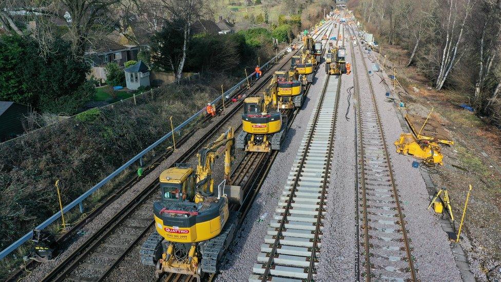 Brighton Main Line reopens after nine-day £15m upgrade closure - BBC News