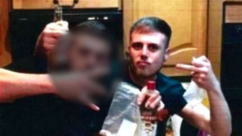 Drug-binge man who murdered stranger in his own home jailed - BBC News