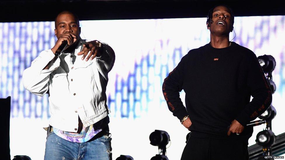 Kanye West's mic fail at Coachella - BBC News