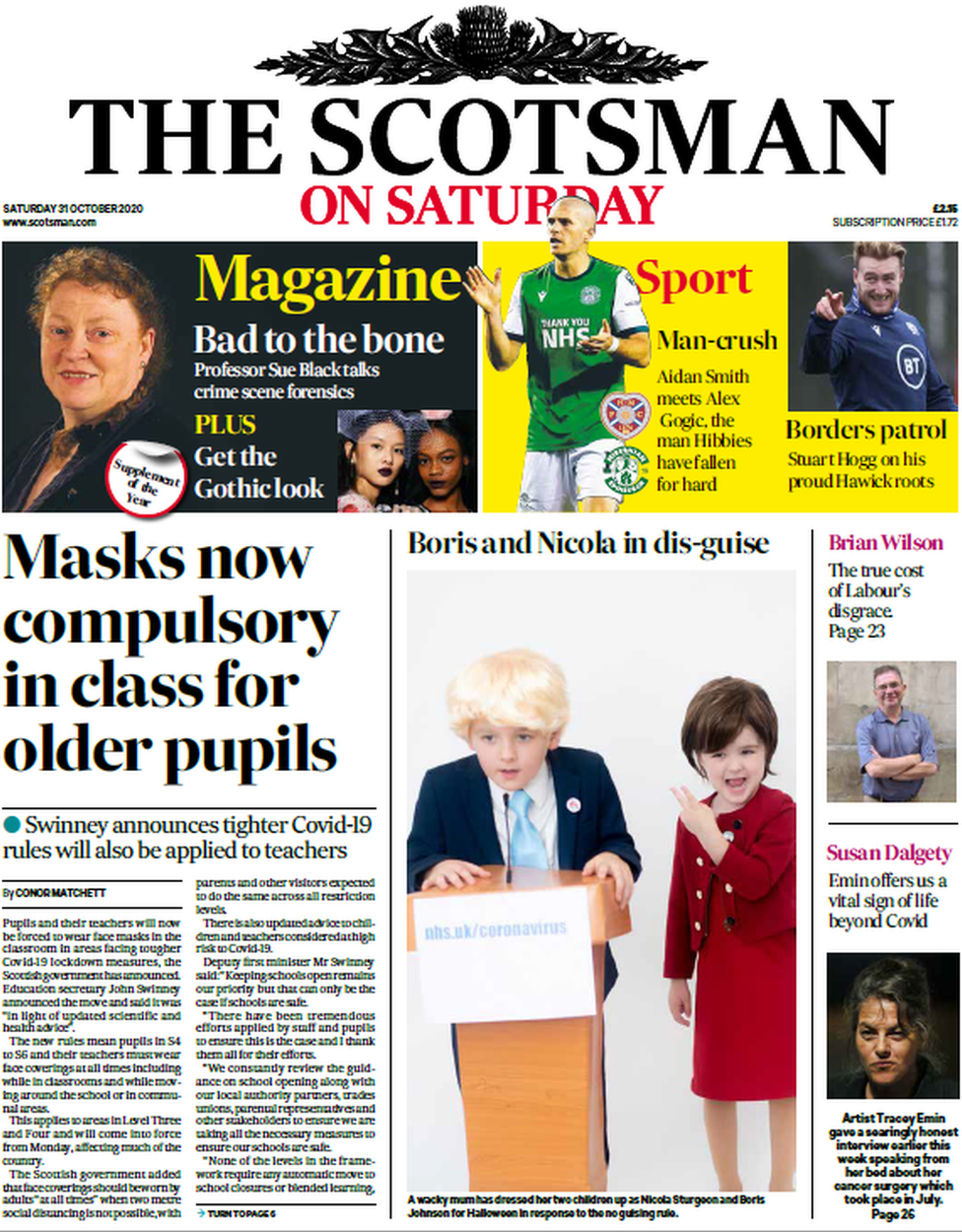 Scotland's papers: 'Be very afraid' and tighter rules for schools - BBC ...