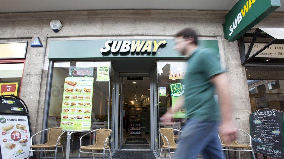 Sandwich chain Subway plans expansion in High Street war - BBC News