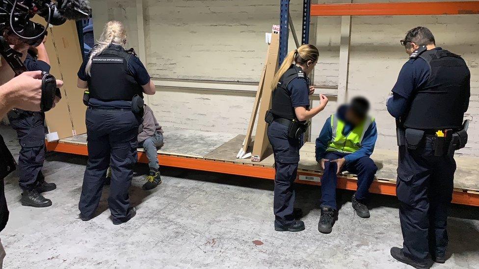 Birmingham raids in crackdown on illegal workers - BBC News