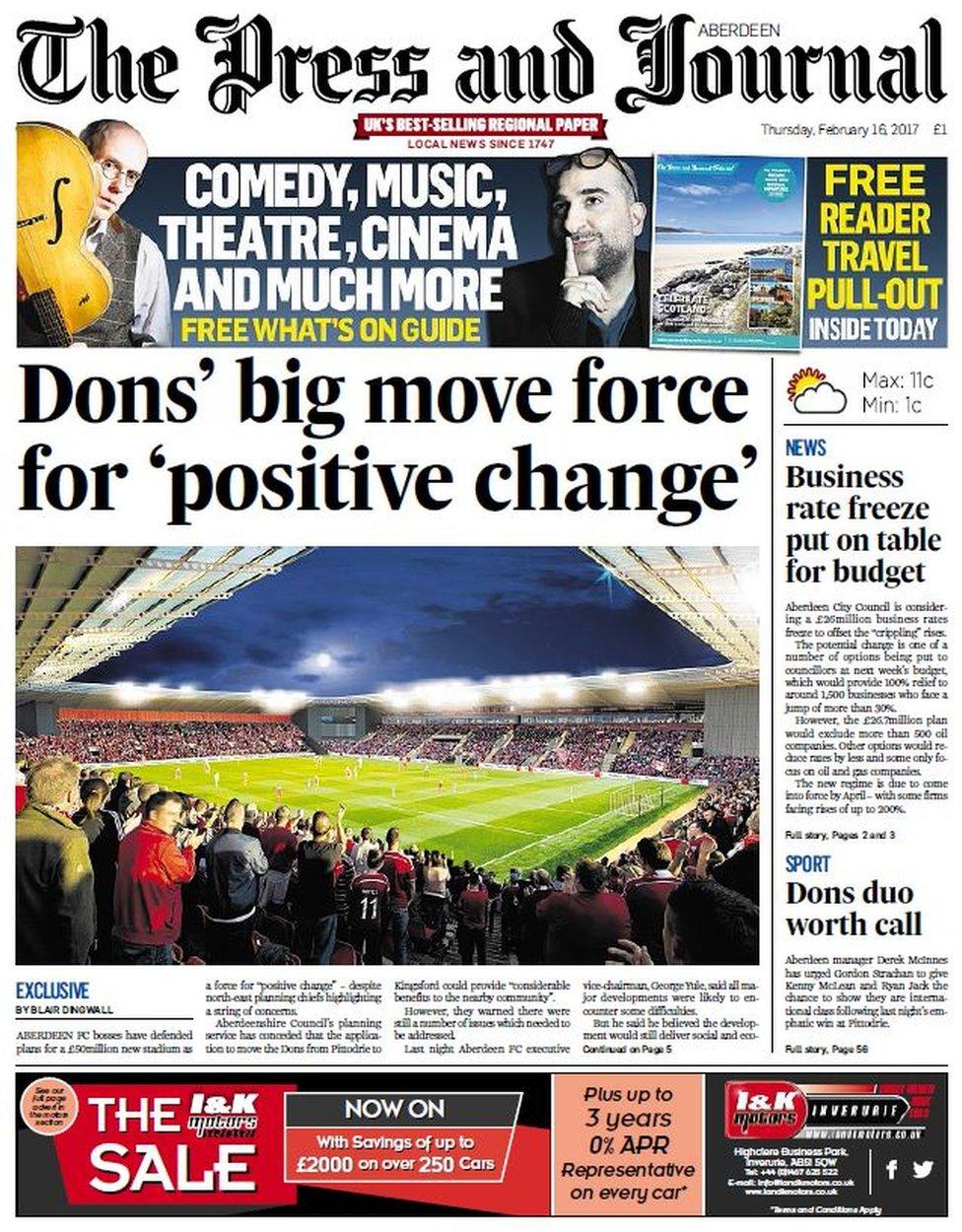 Scotland's papers: Business rates boycott and who's the Doctor - BBC News