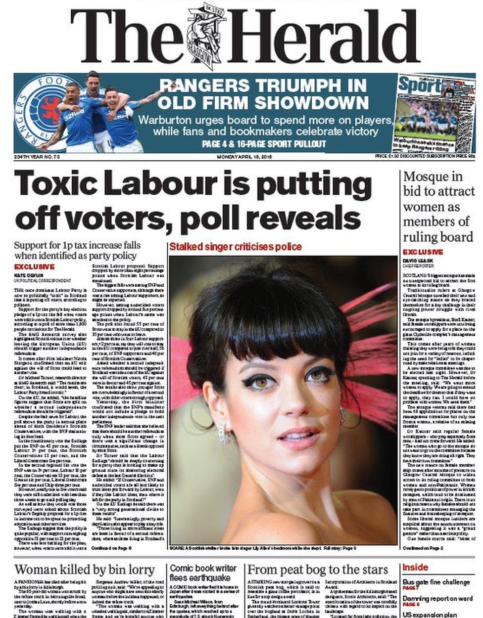 Campaign pledges and Lily Allen's Scottish stalker - BBC News