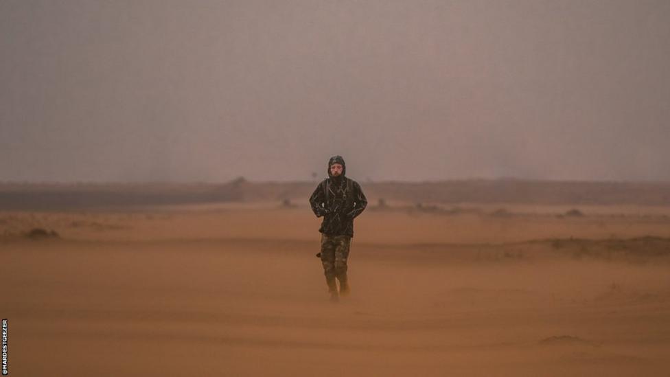 Hardest Geezer: British man Russ Cook completes run across Africa - BBC ...