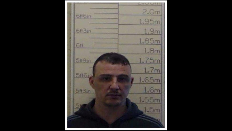 Killer missing from Castle Huntly prison traced - BBC News