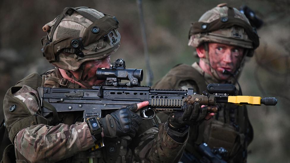 In pictures: Exercise Joint Warrior in Dumfries and Galloway - BBC News