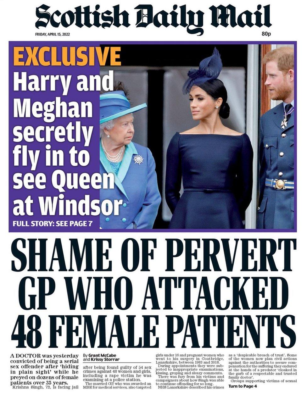 Scotland's papers: Sexual abuse GP and legal battle over Rwanda plan ...