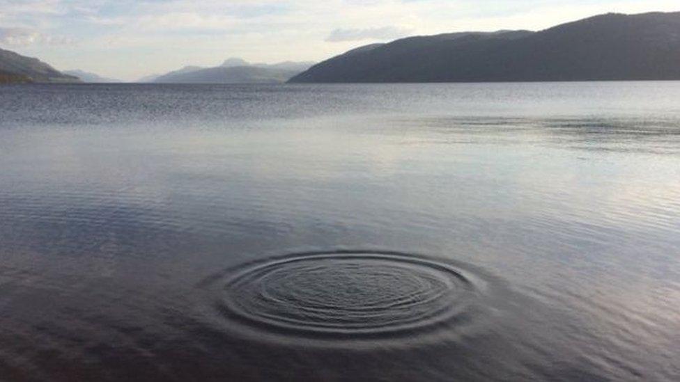 'Majestic waves' deep beneath the surface of Loch Ness - BBC News