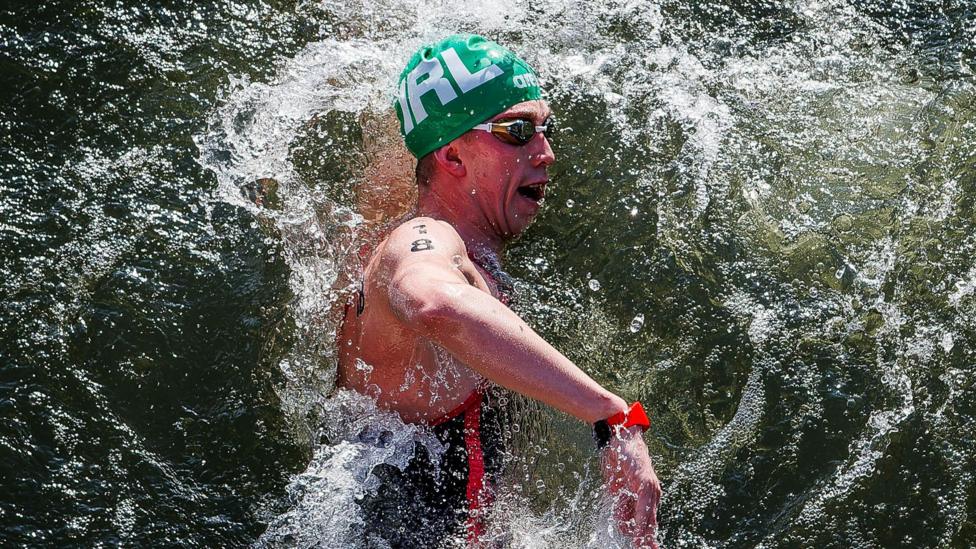 Daniel Wiffen: Olympic champion proud after 'first and last' open water ...