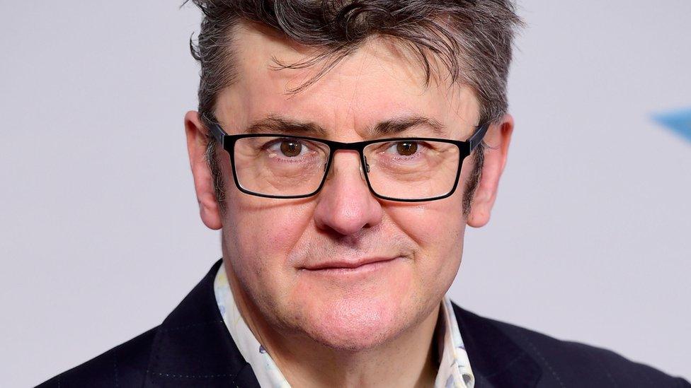 Joe Pasquale impaled in freak moose antler incident in Skegness - BBC News