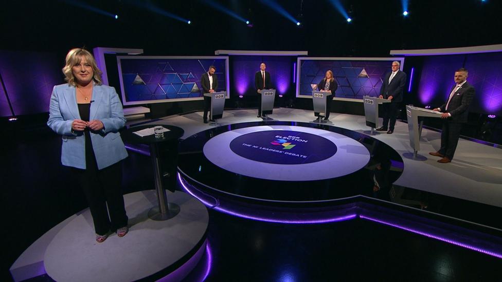 NI political parties face off in BBC TV debate - BBC News