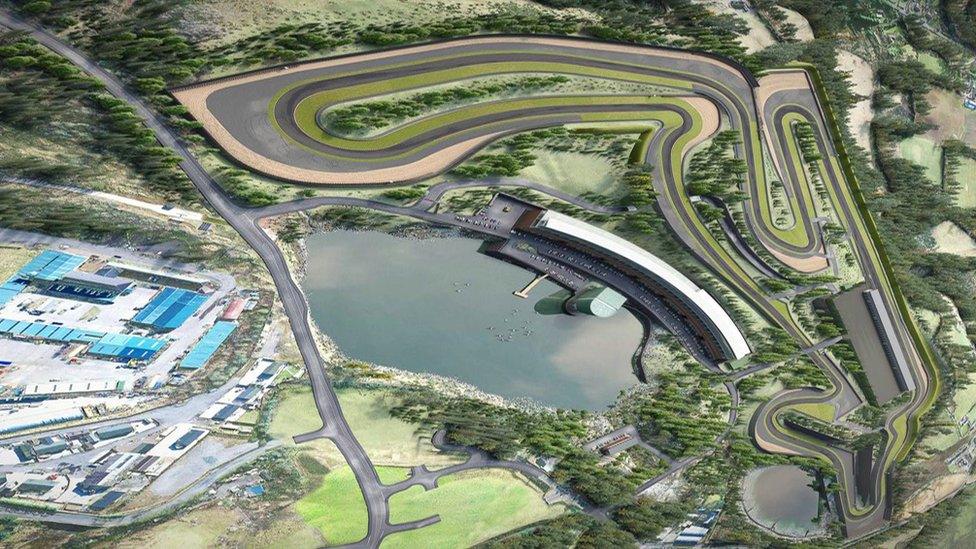 Lake Torrent: Work begins on £30m Coalisland race track - BBC News