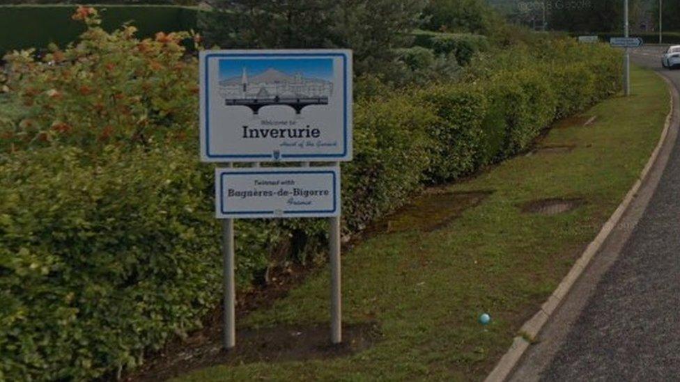 Driver 'six times alcohol limit' in Inverurie - BBC News