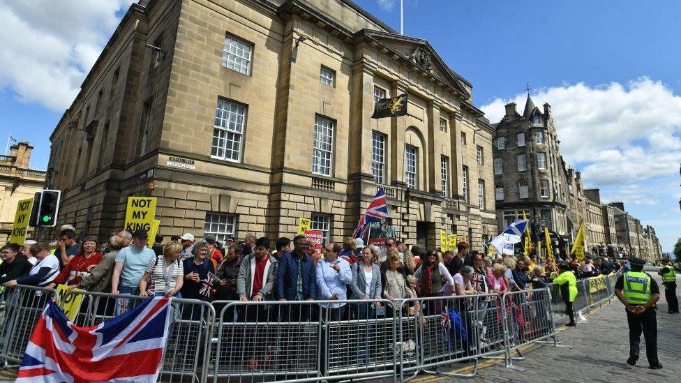 King Charles III coronation: King receives Honours of Scotland in ...