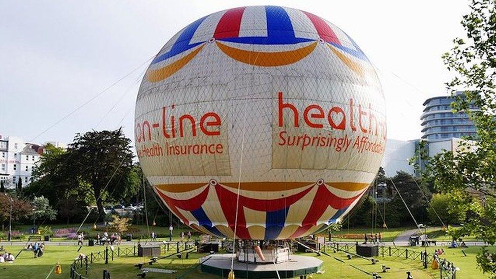 Bournemouth balloon axed after damage - BBC News