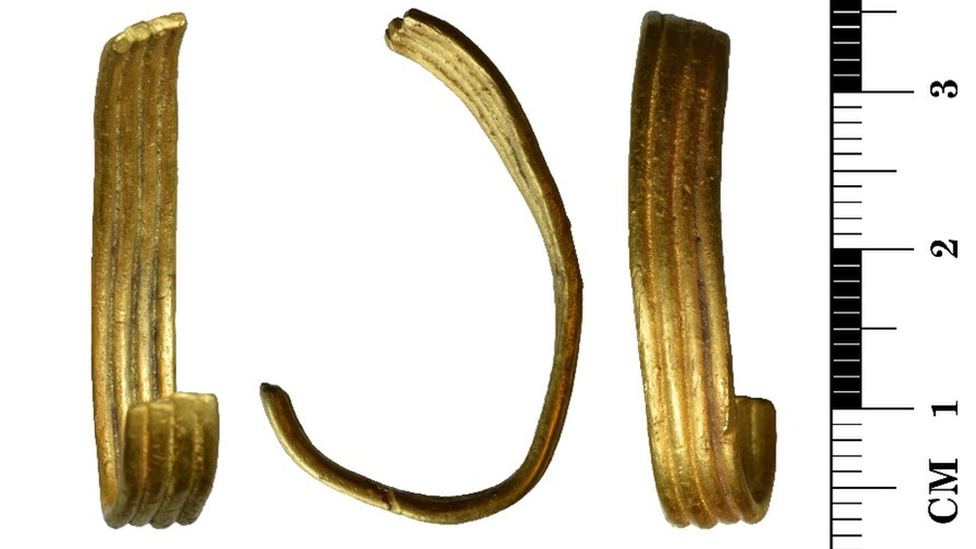 Bronze age ring found in Shropshire among items declared treasure - BBC ...