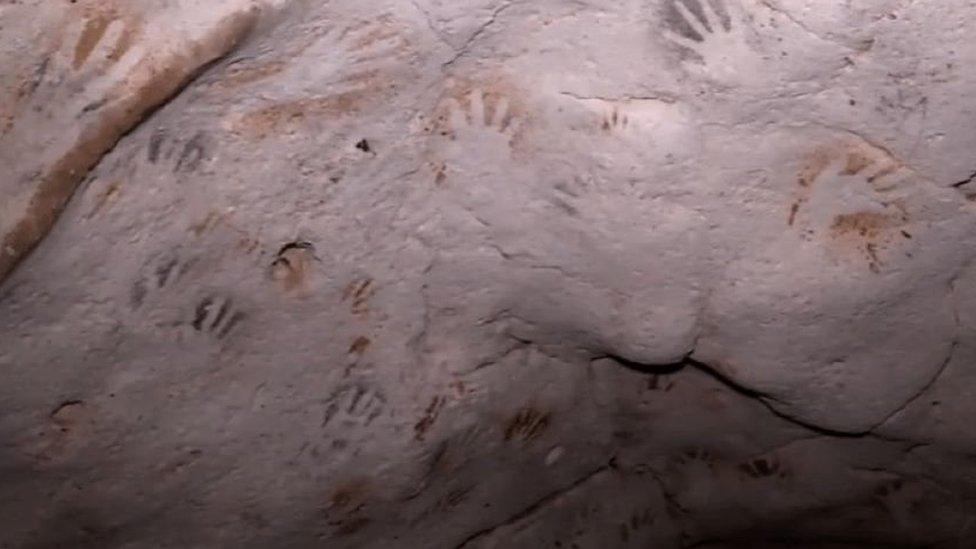 Who do these mysterious handprints belong to? - BBC Newsround