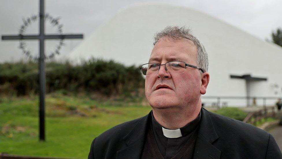 Creeslough priest says trauma counselling helped him cope - BBC News