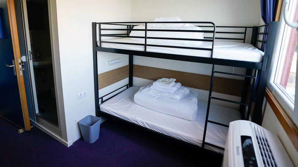 Bibby Stockholm barge: First asylum seekers move onto barge off Dorset ...