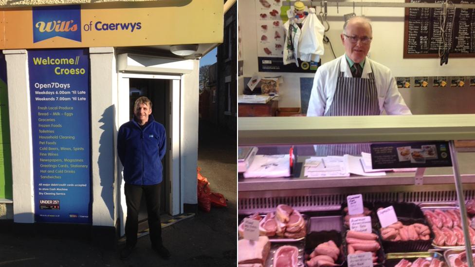 Festival of Recollections in Caerwys celebrates shopkeepers - BBC News