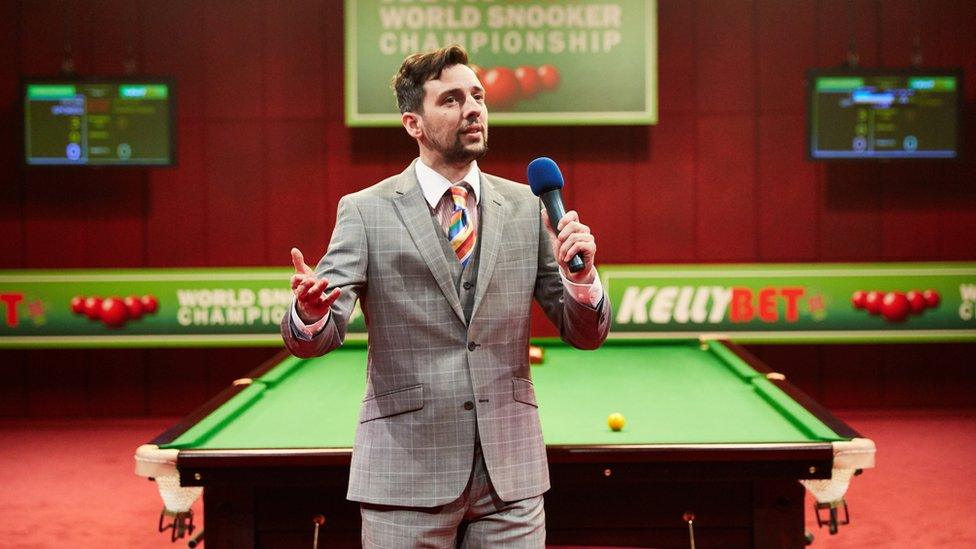 The Nap: Snooker gets theatrical on Crucible stage - BBC News