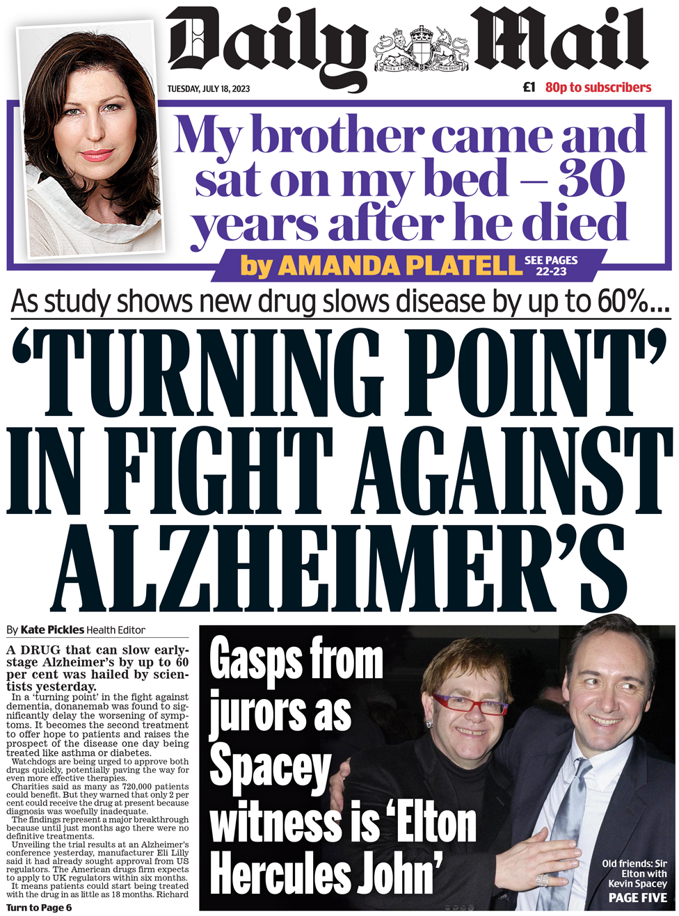 'Breakthrough Alzheimer's drug' and Greek wildfires - BBC News