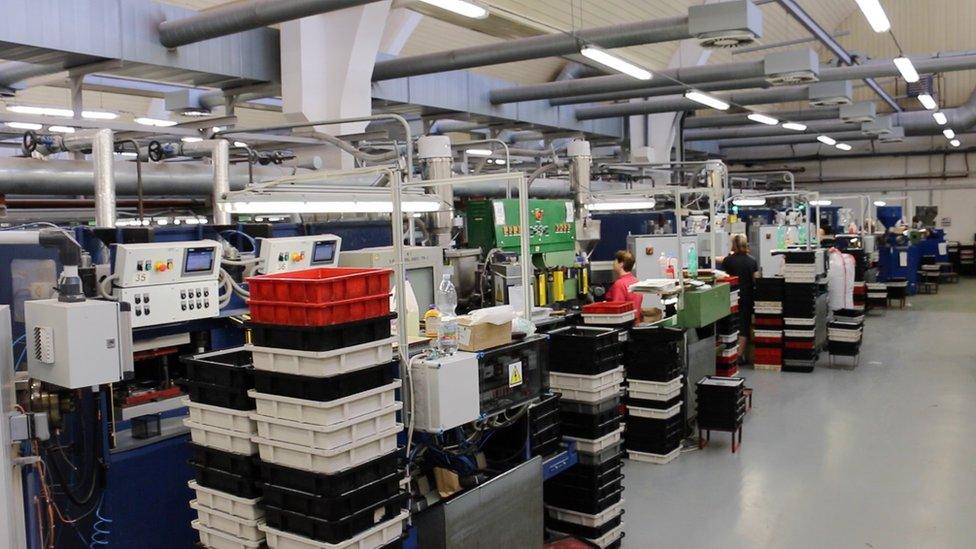 The busy factory floor at GZ Media