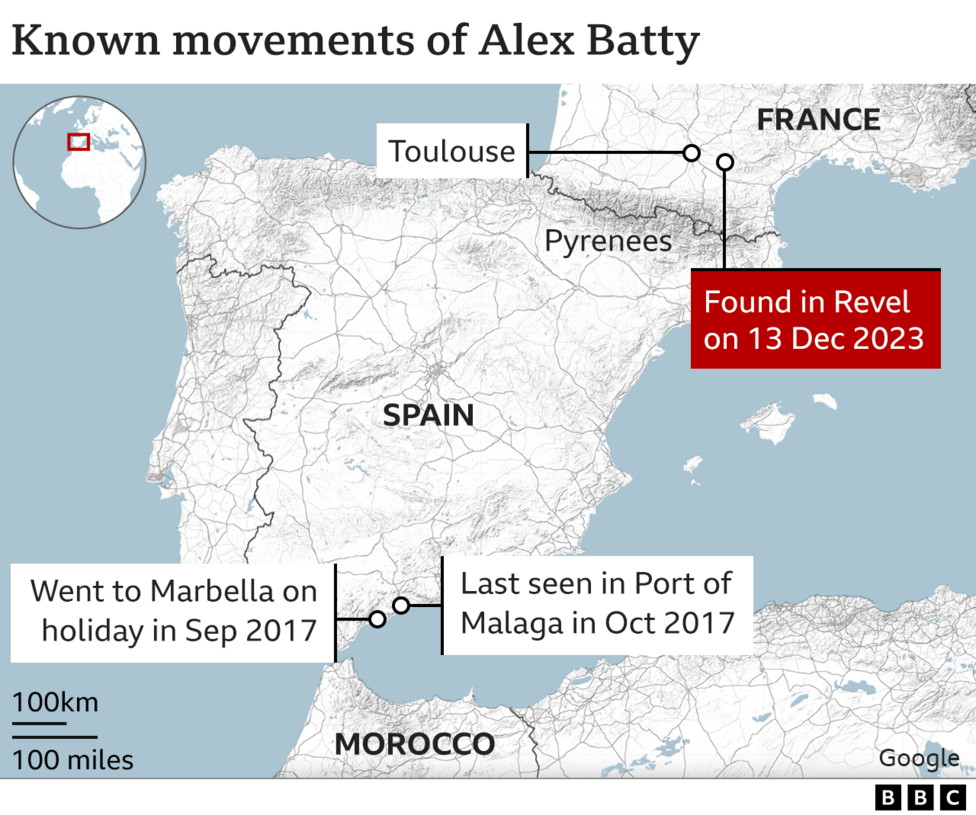 Alex Batty: Teen from Oldham missing for six years found in France ...