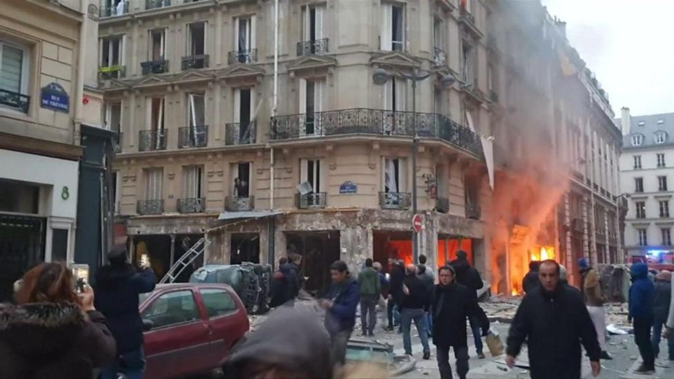 Paris bakery explosion death toll rises to four - BBC News