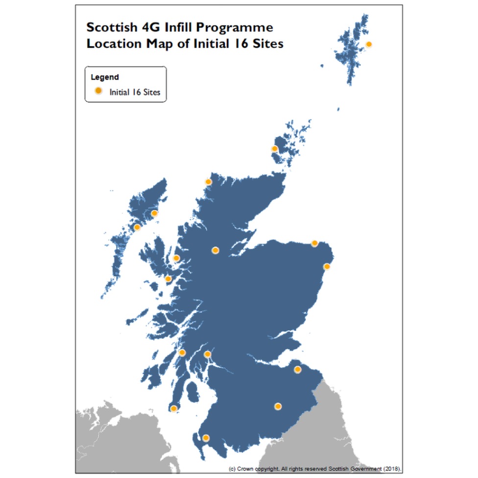 £25m project to tackle mobile 'notspots' in Scotland - BBC News