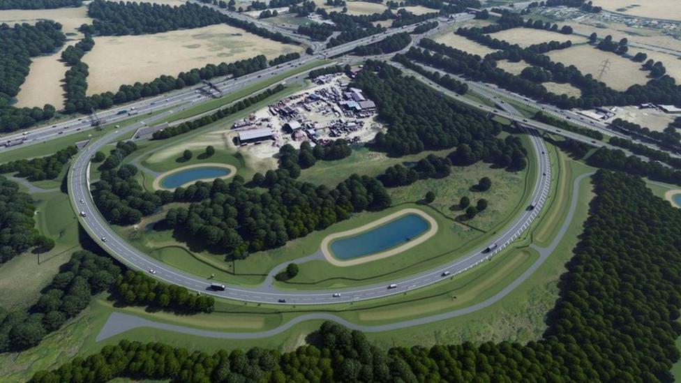 M25 junction upgrade set to hit its 'biggest milestone' - BBC News