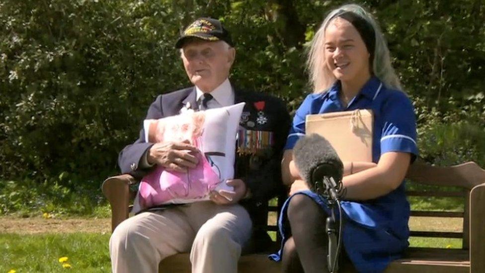 War veteran Ken Benbow: 'I felt like I'd got my wife back' - BBC News