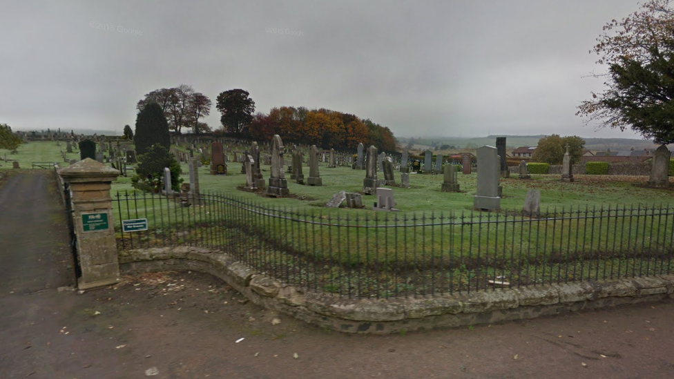 Boy, 15, charged over Leslie Cemetery vandalism - BBC News