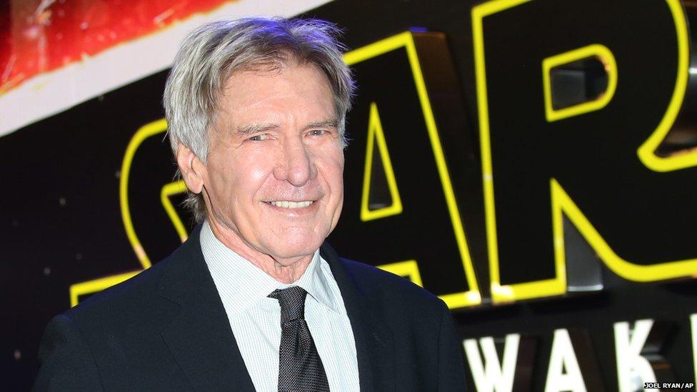 Harrison Ford hopes audiences don't reveal Star Wars spoilers - BBC News