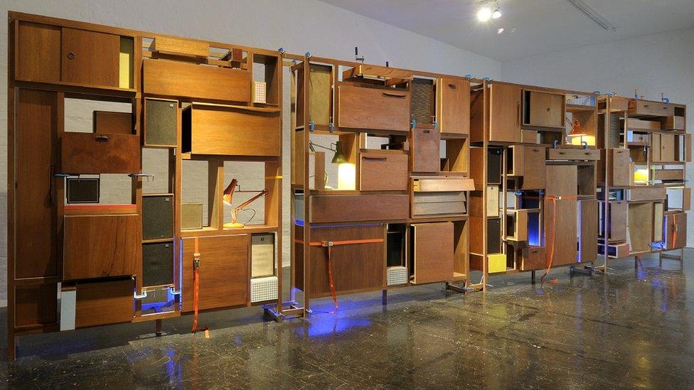 Ikea-themed art exhibition opens in Warrington - BBC News