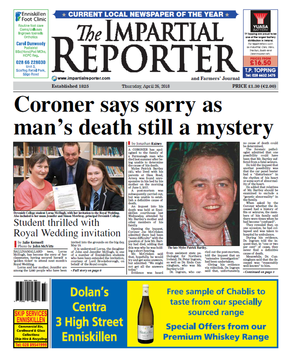NI weekly paper review: Escape artist trapped in red tape - BBC News