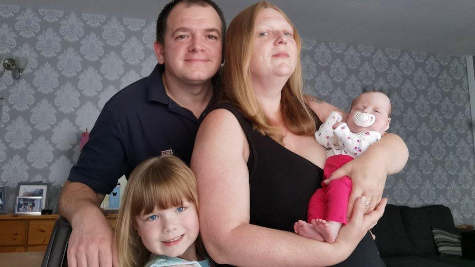 Baby born with large tumour during pandemic saved by medics - BBC News