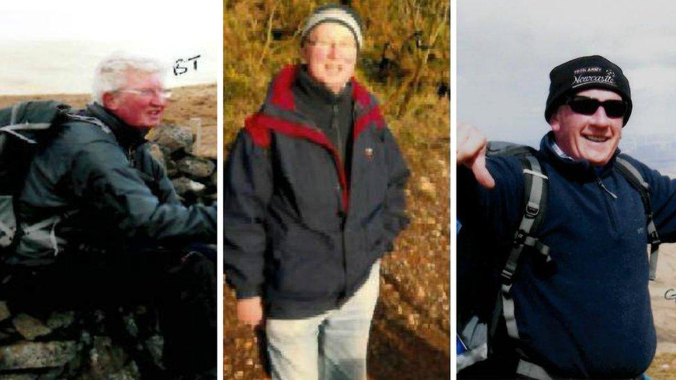 One of three rescued hillwalkers dies - BBC News