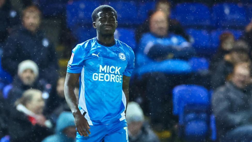 Kwame Poku: Peterborough United top scorer out for three months - BBC Sport
