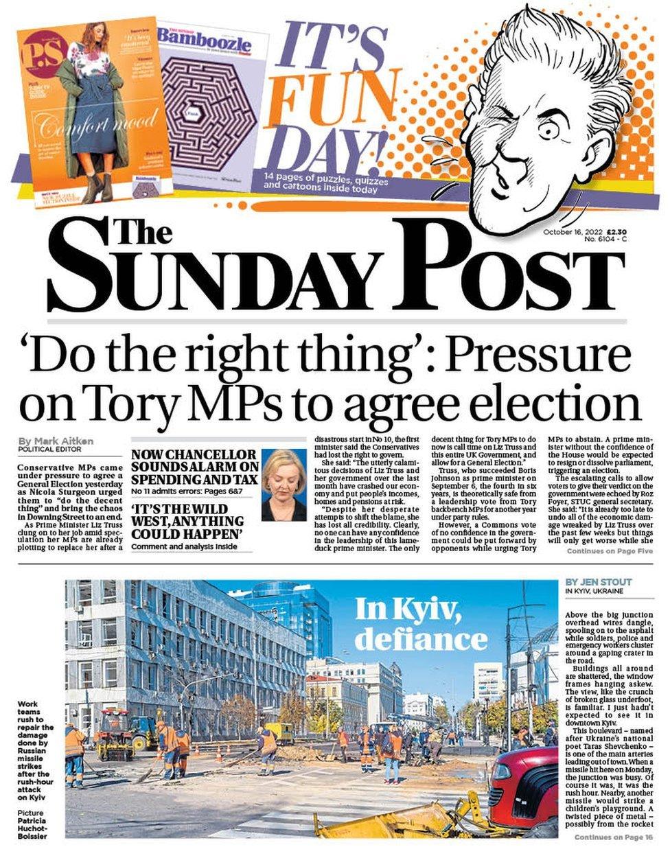 Scotland's papers: 'Ben Downing Street' and FM makes case for indyref2 ...