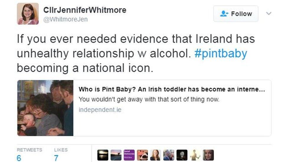 Guinness-guzzling toddler 'Pintbaby' tracked down - BBC News
