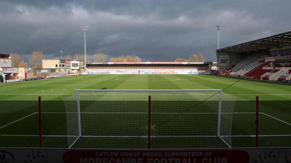 Morecambe: First team stop all football operations over lack of ...